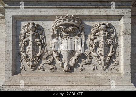 SPQR inscription initials for the phrase Senatus Populusque Romanus ...