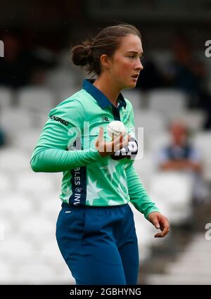 Alice Capsey of Oval Invincibles Women celebrates the catch of Gaby ...