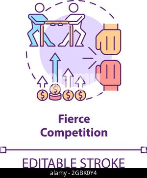 The Fierce Competition Stock Vector Image & Art - Alamy