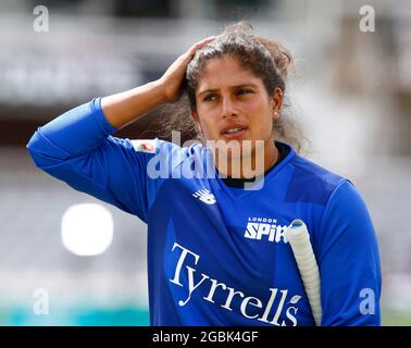 Naomi Dattani of London Spirit Women during The Hundred between London ...