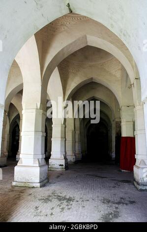 The Sixty Dome Mosque locally known as Sath Gumbad Masjid at Bagerhat ...
