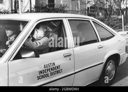 A high school driver’s education class in Los Angeles, ca. 1963 Stock ...