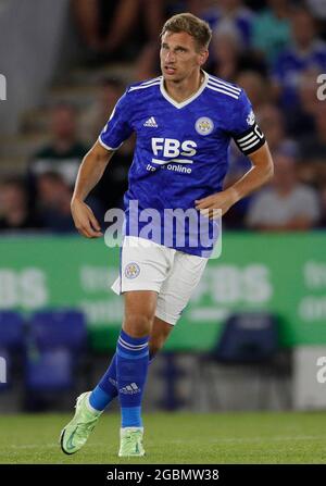 Marc Albrighton of Leicester City during the Premier League match ...