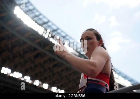 Great Britain's Emily Borthwick during the Women's High Jump ...