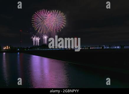 Beautiful Fireworks Celebration In Japan | Summer Season Night Festival ...