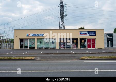 LA FLECHE, FRANCE - Jul 21, 2021: A View of Store facade of PICARD ...