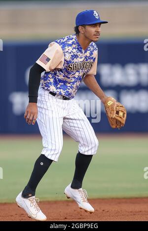 Biloxi, Mississippi, USA. 04th Aug, 2021. Pensacola Blue Wahoos ...