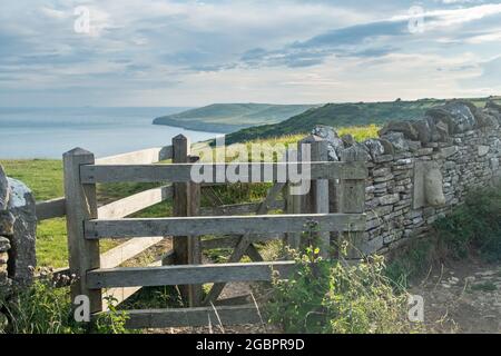Dorset- Views from the Coastal path along the Jurassic Coast near ...