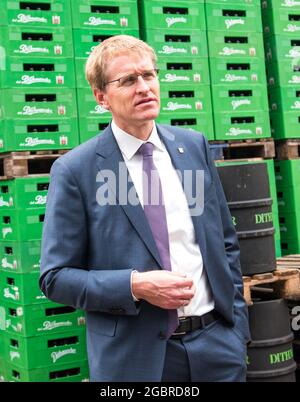 Husum, Germany. 05th Aug, 2021. Daniel Günther (CDU), Minister ...