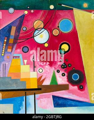 Painting by Wassily Kandinsky, 1920s. Red Spot II (1921 Stock Photo - Alamy
