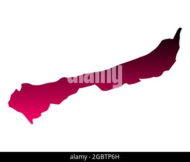 Map of Langeness Stock Photo - Alamy