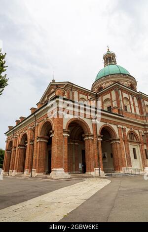 Caravaggio, Bergamo, Italy - Ancient sanctuary, church and park in a ...