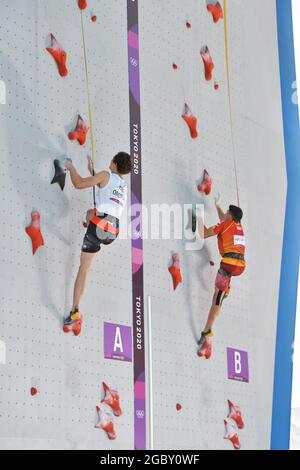 AUG 5, 2021 - TOKYO, JAPAN: Adam ONDRA of Czech Republic competes in ...