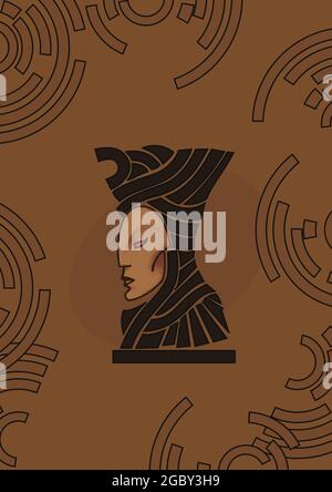 afro card game character Stock Photo - Alamy