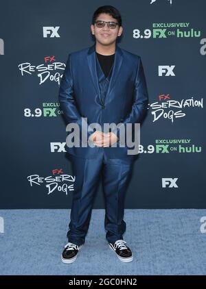 Lane Factor arrives at FX’s RESERVATION DOGS Series Premiere held at ...