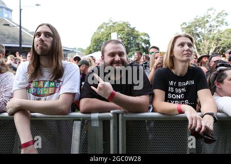 Fans at the 2021 Spring Loaded Festival . Credit: Pete Dovgan/Speed ...