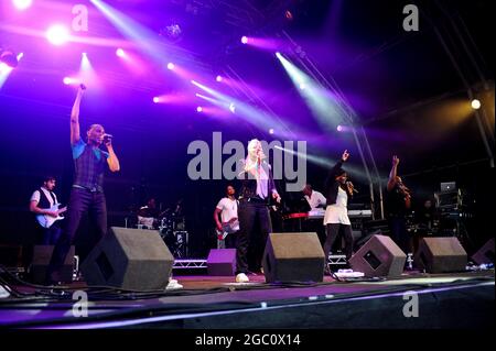 Five Star Performing Live at Clumber Park 80s Nottingham Stock Photo ...