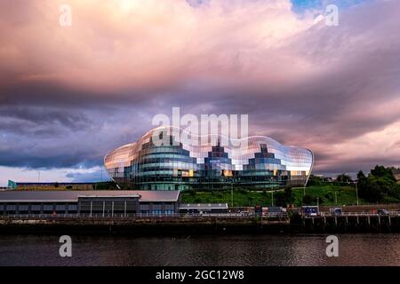 Quayside in Newcastle on Sunny Day Stock Photo - Alamy