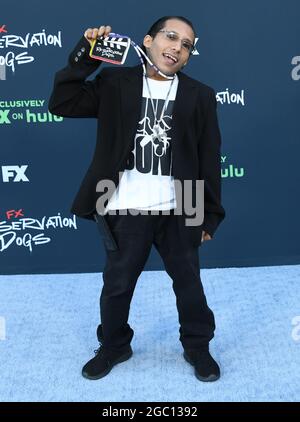 Los Angeles, USA. 05th Aug, 2021. Jon Proudstar arrives at FX's ...