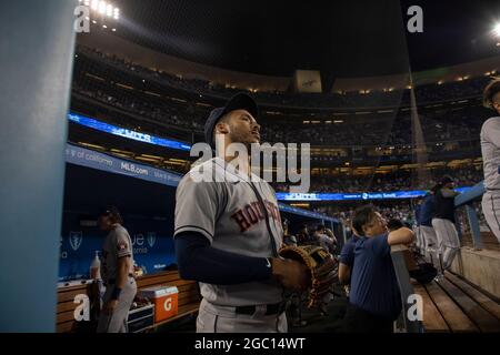 Houston Astros shortstop Carlos Correa (1) in the fourth inning of a ...