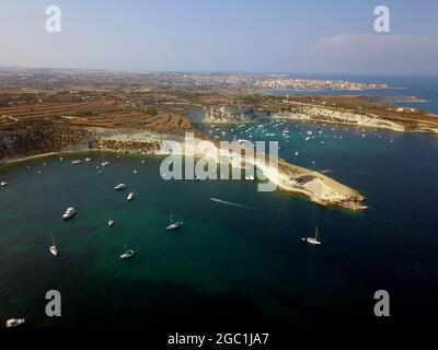 Malta panoramic view, Marsa Scirocco Photo © Lorenzo Fiorani/Sintesi ...