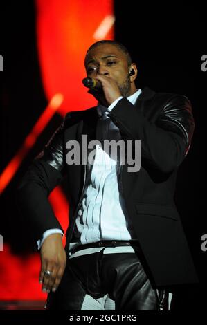 Aston Merrygold of JLS performing live at The Annual Girl Guiding UK ...