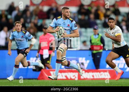 Lachlan Swinton of the Waratahs during the Super Rugby Pacific Round 2 ...