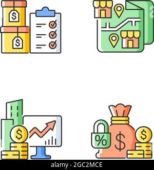 Franchising RGB color icon Stock Vector Image & Art - Alamy