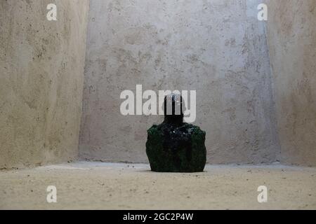 Interior of the Aragonese castle in Ischia island in Italy Stock Photo ...