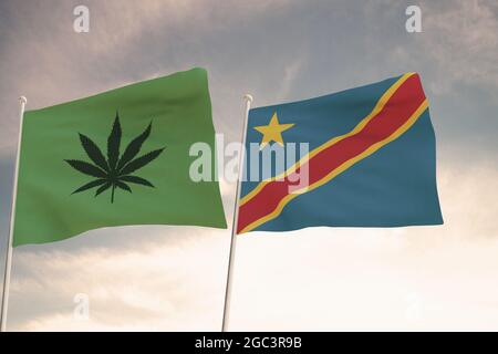 Interesting Flags of REPUBLIC OF THE CONGO and that of the legalization ...