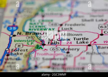 St Croix map Stock Photo - Alamy