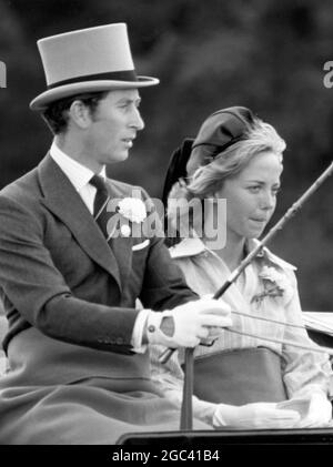 English carriage driving competition Stock Photo - Alamy