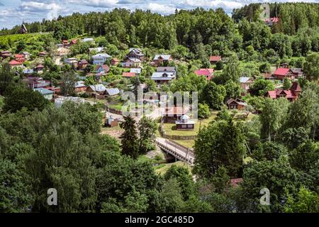 Beautiful ancient Russian city of Files in the Vladimir region View ...