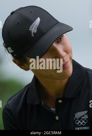 Lydia Ko of New Zealand reacts during the round four of the HSBC Women ...