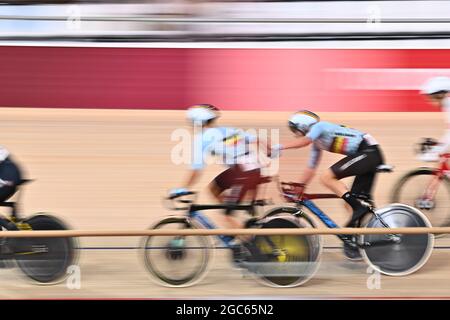 Belgian track cyclist Robbe Ghys and Belgian track cyclist Kenny De ...