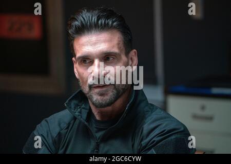 FRANK GRILLO in COSMIC SIN (2021), directed by EDWARD DRAKE. Credit ...