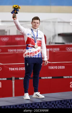 Jack Carlin ( GBR ), Cycling Track, Men's Keirin during the Olympic ...