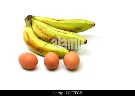 Banana tropical fruit selected from background Stock Photo - Alamy