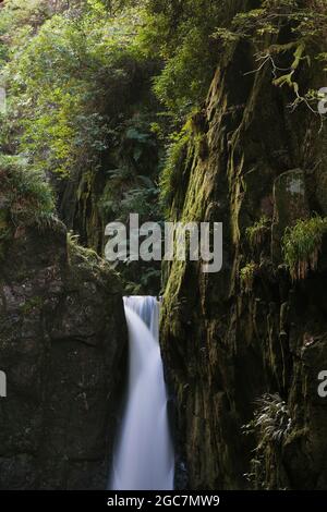 Stanley Force waterfall, Birker Beck, Eskdale, Lake District, Cumbria ...