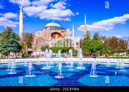The 'Cathedral of Saint Sophia in Constantinople' (1930) depicts the ...