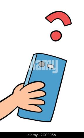 smartphone with wifi signal vector illustration design Stock Vector ...