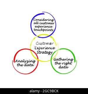 Components of Customer Experience Strategy Stock Photo - Alamy