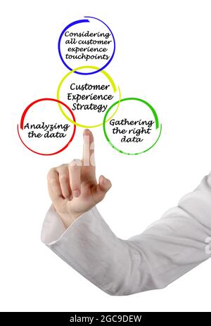 Components of Customer Experience Strategy Stock Photo - Alamy