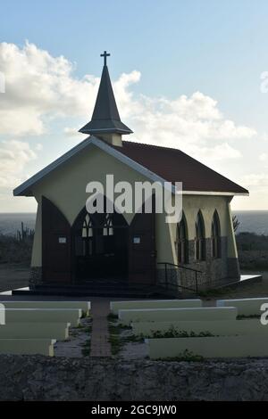 Alto Vista Roman Catholic Chapel, Aruba, Dutch Antilles. Caribbean ...