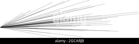 Eccentric radial ray, beam burst lines. Glitter, gleam, glisten effect ...