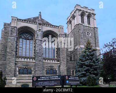 Timothy Eaton Memorial Church Stock Photo - Alamy
