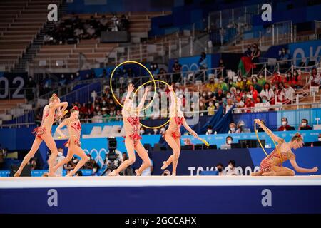 ROC team group (ROC), AUGUST 8, 2021 - Rhythmic Gymnastics : Group All ...