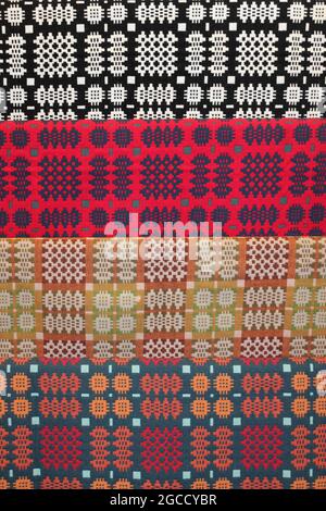 Welsh Wool Blanket Design Stock Photo - Alamy