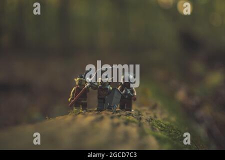 Lego lord of the rings orcs minifigures Stock Photo - Alamy