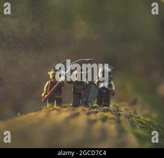 Lego lord of the rings orcs minifigures Stock Photo - Alamy